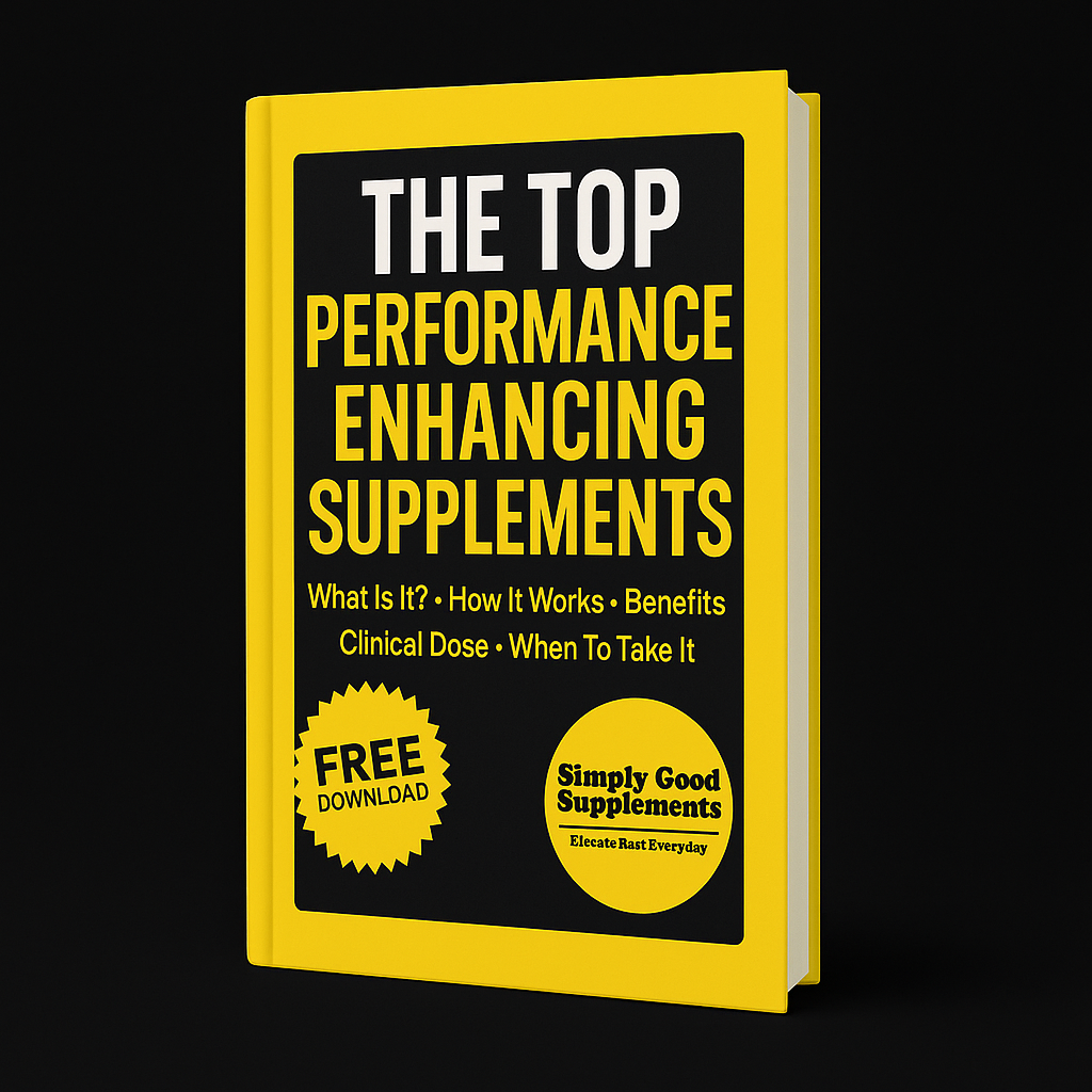 Free guide to performance enhancing supplements – Simply Good Supplements