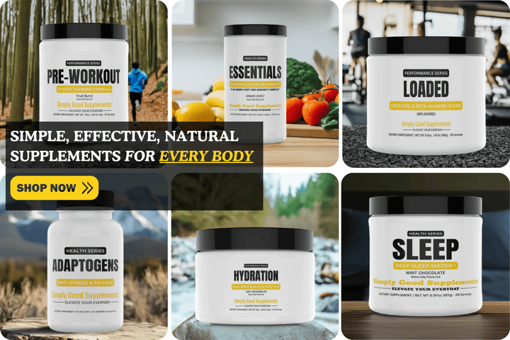 Natural Health & Performance Supplements - Simply Good Supplements